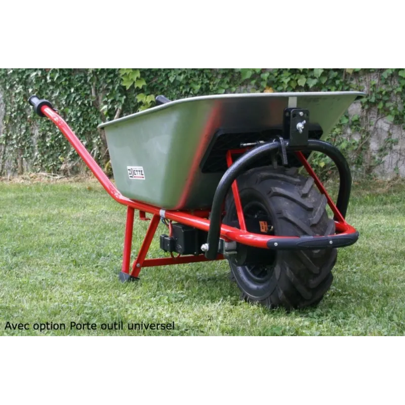 Brouette électrique ZOETTE de 100L renforcée PRO-100-10