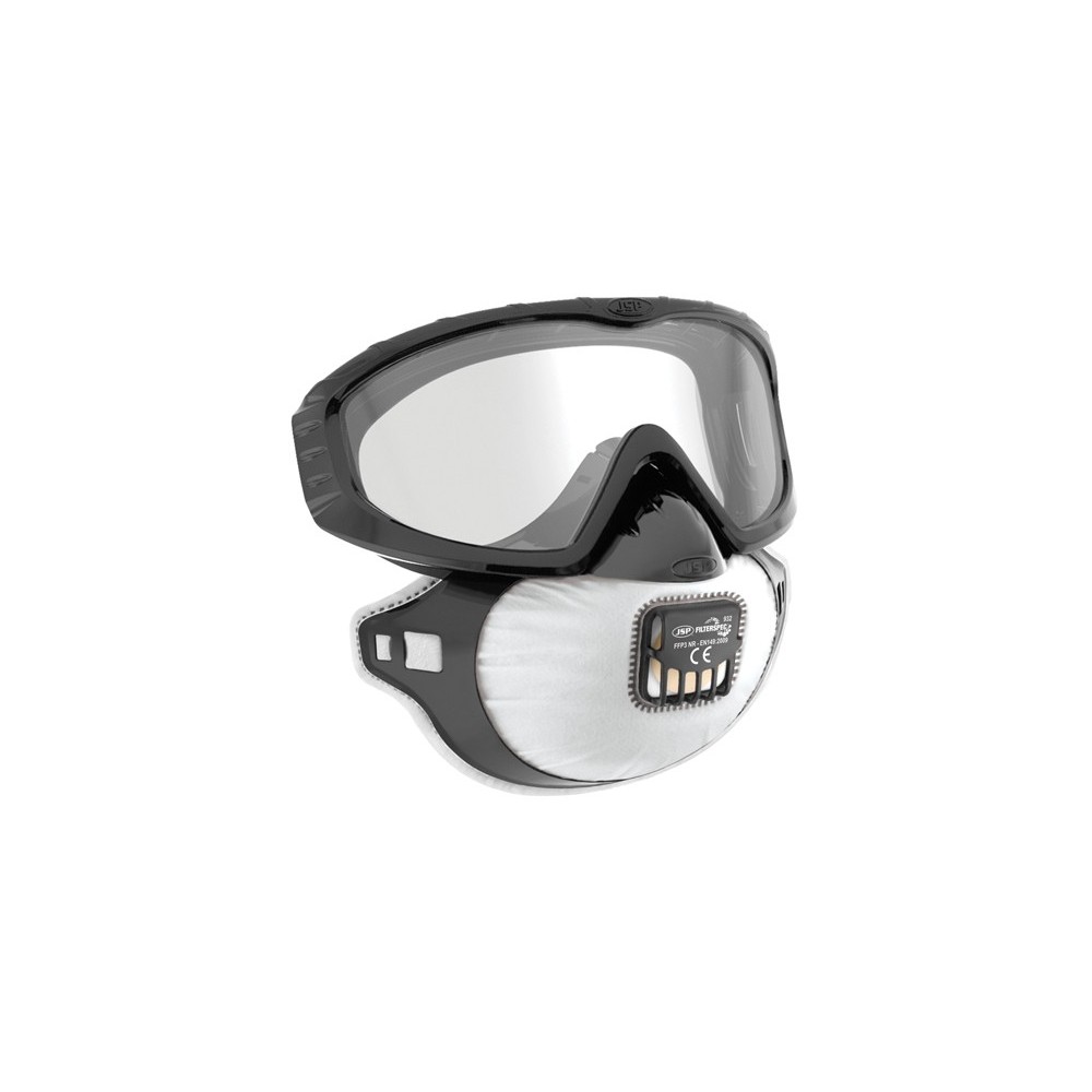 Lunettes masque FILTERSPECT PRO FFP2 FFP3 à valve JSP I Sécurama