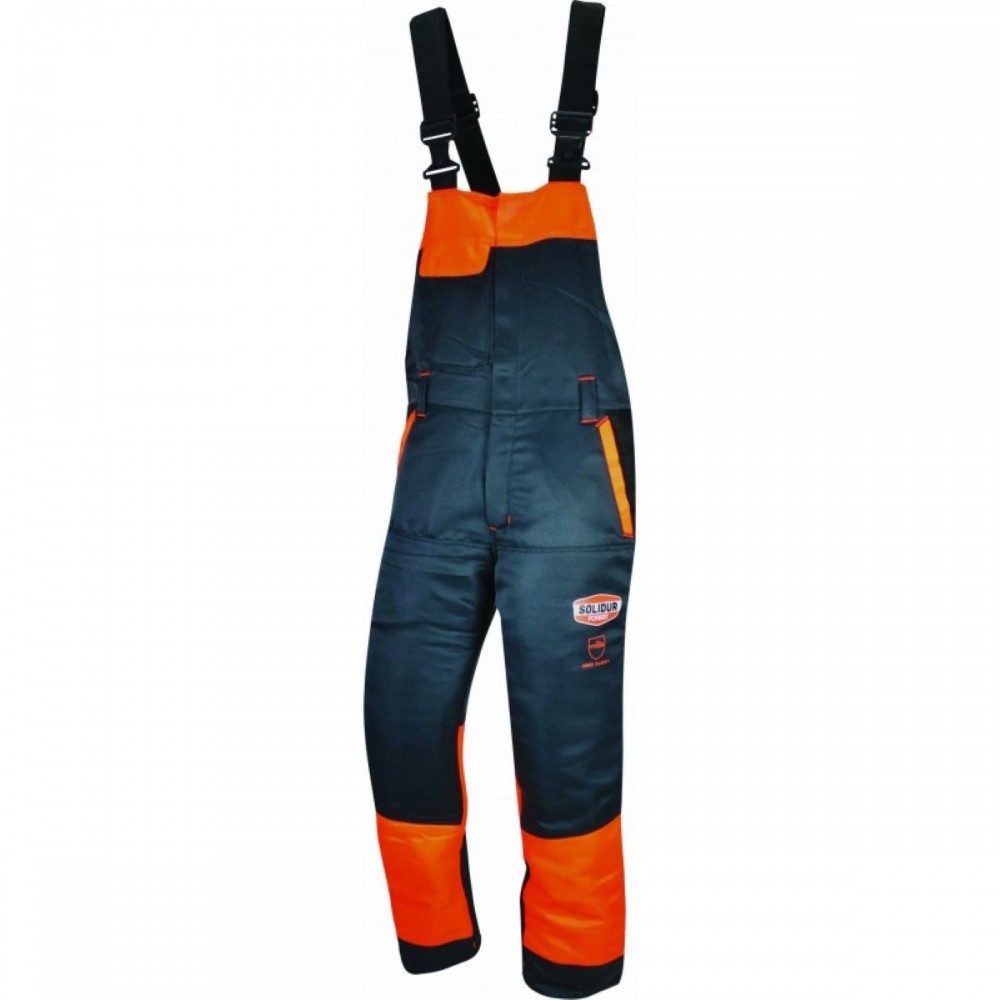 Salopette anticoupure forestière Cl 1 AUTHENTIC Solidur