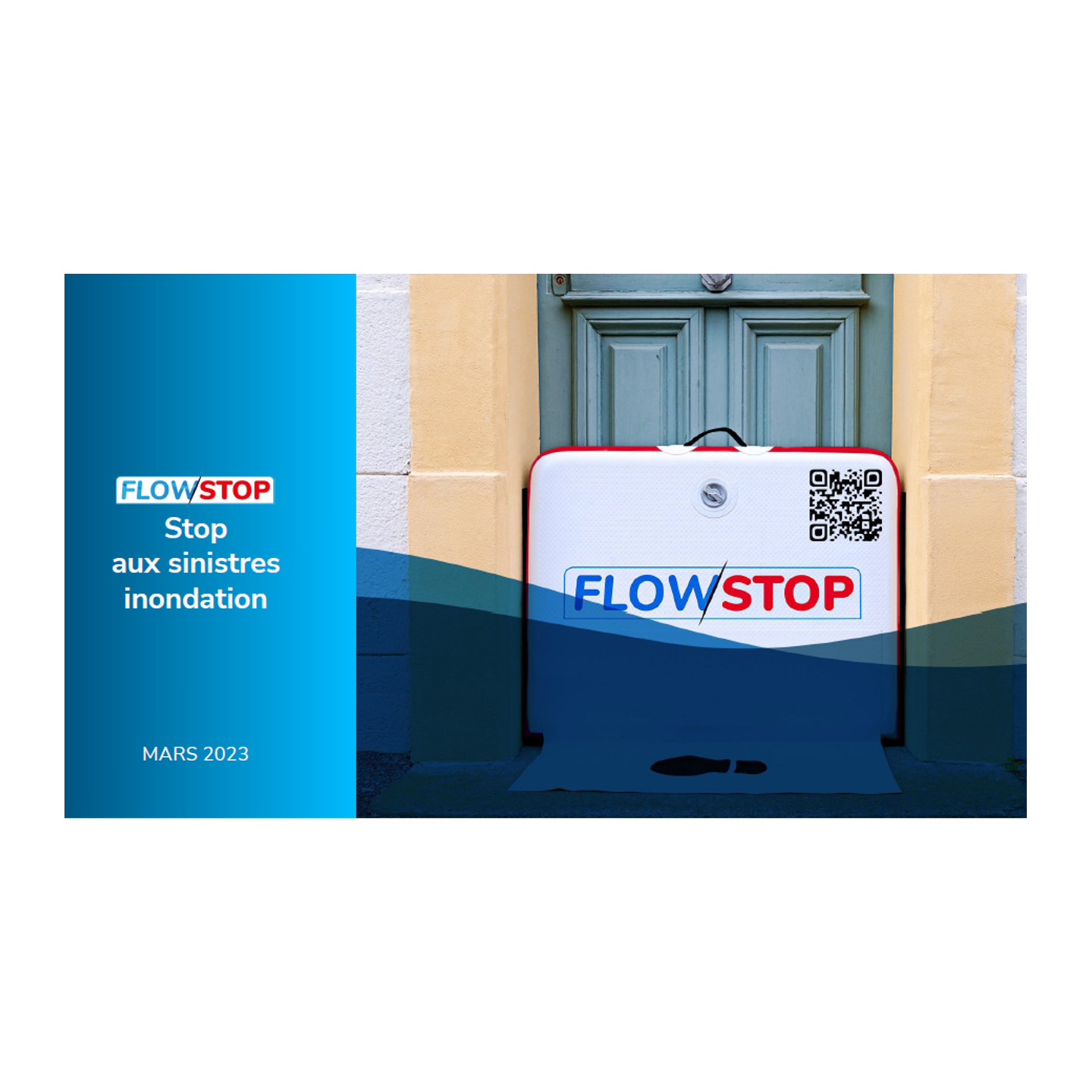 Flow Stop : Barrière Anti-Inondation Gonflable, Rapide et Réutilisable