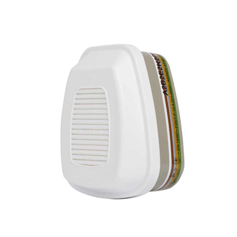 2 filtres pré-assemblés ABEK1P3 pour masques 3M 6000 et 7000