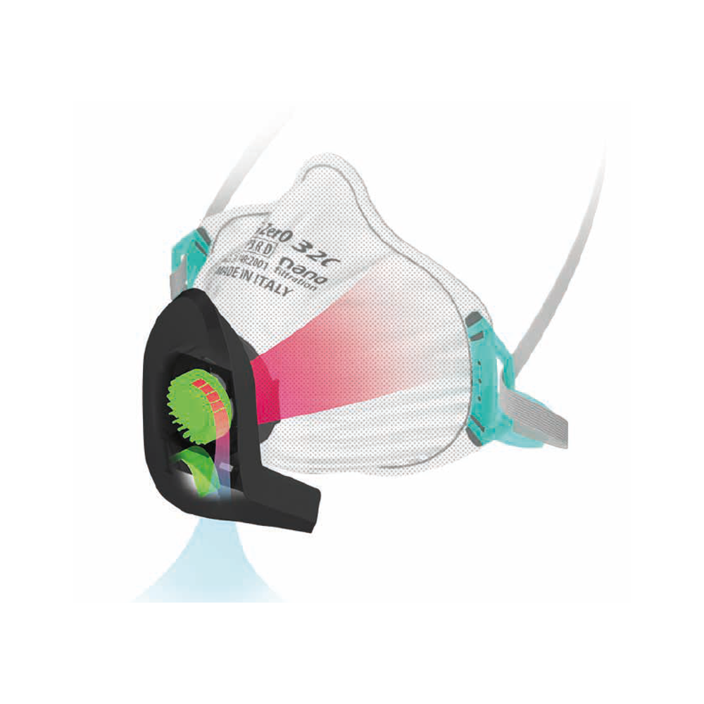 Masque FFP3 BLS ZERO pour soupape électronique