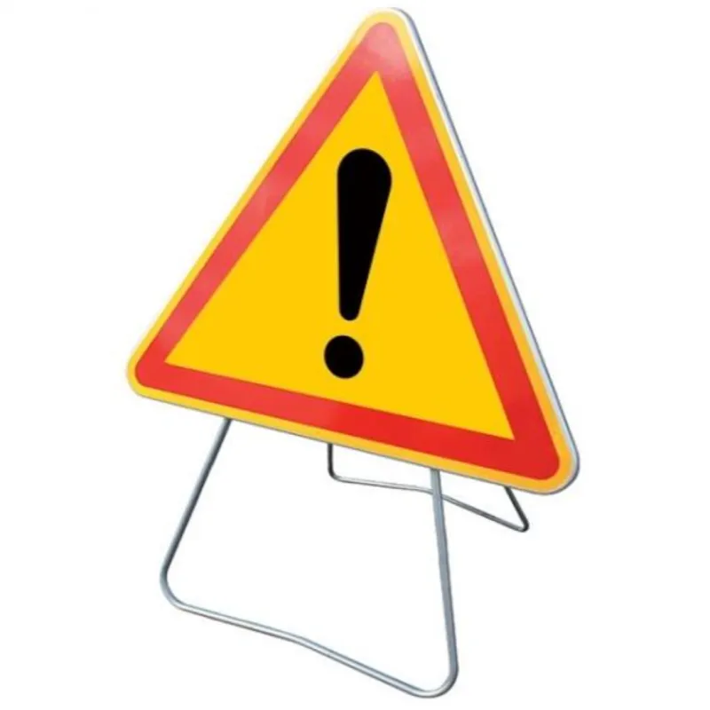 Panneau de signalisation temporaire Ak4 ak14 base 700