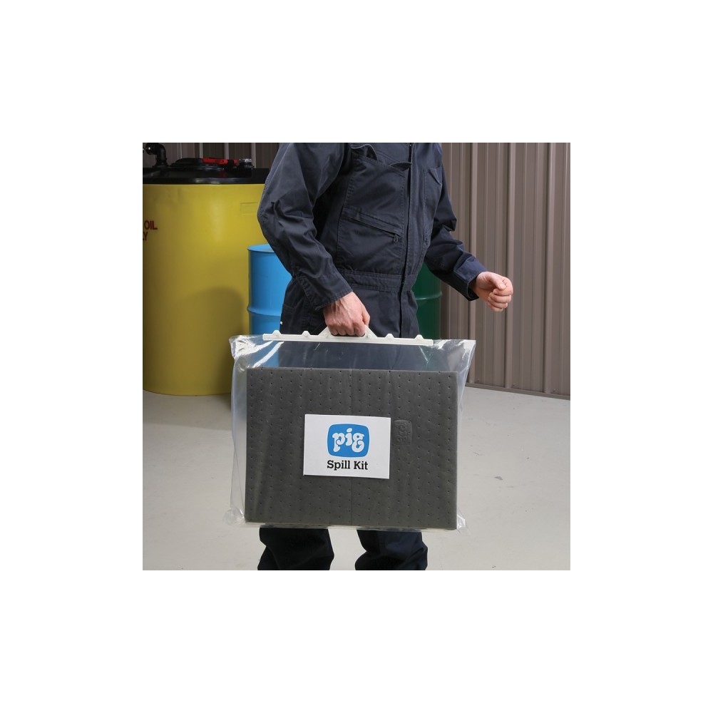 Kit absorbant chimique universel contenance 15L NEW PIG