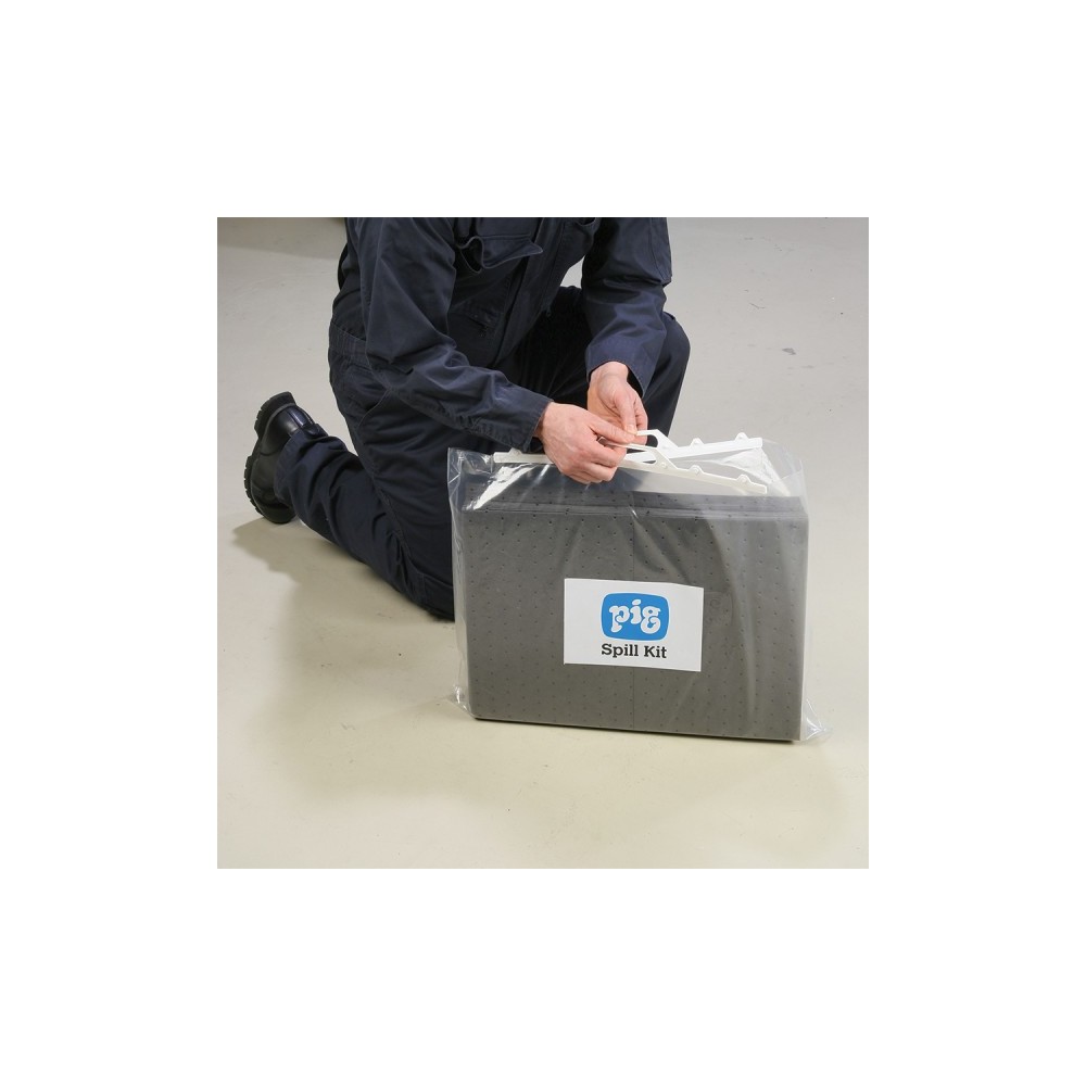 Kit absorbant chimique universel contenance 15L NEW PIG